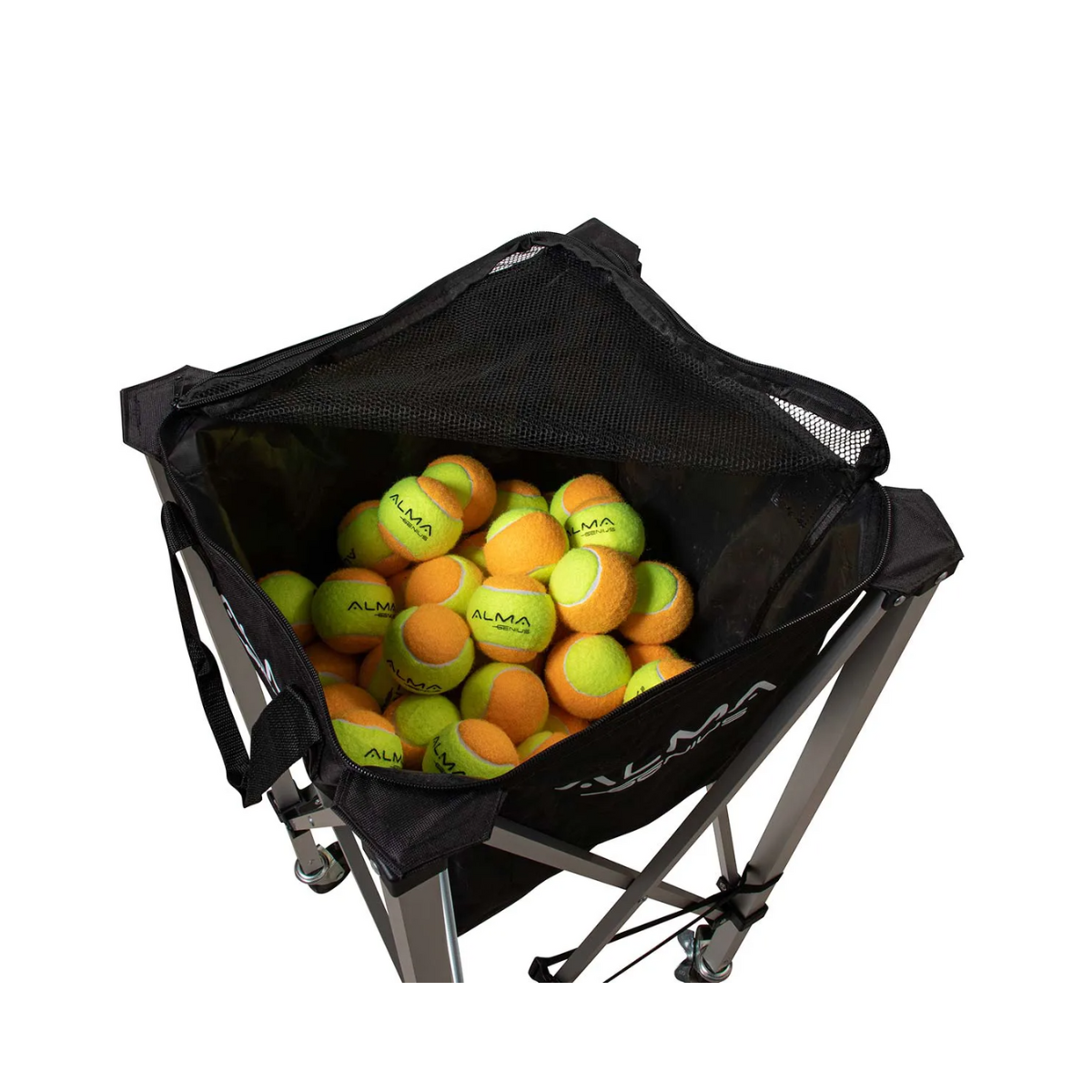 Cesto para Bolas de Beach Tennis com Rodas Alma Genius